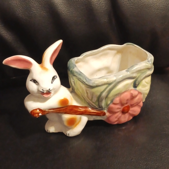Accents | Vintage 195s Easter Ceramic Bunny Rabbit American Farmhouse ...